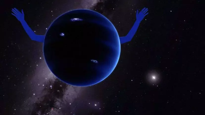 Yllustraasje fan Planet Nine