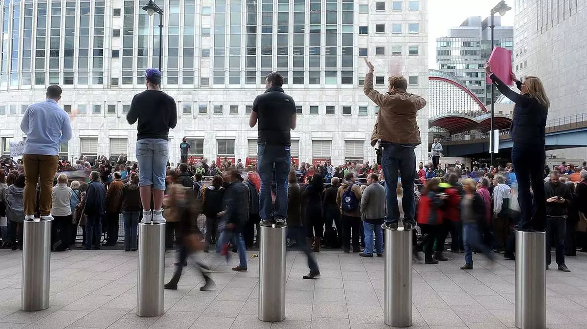 Bollards, oswa Ki jan vil yo ap pwoteje espas piblik yo kont teworis