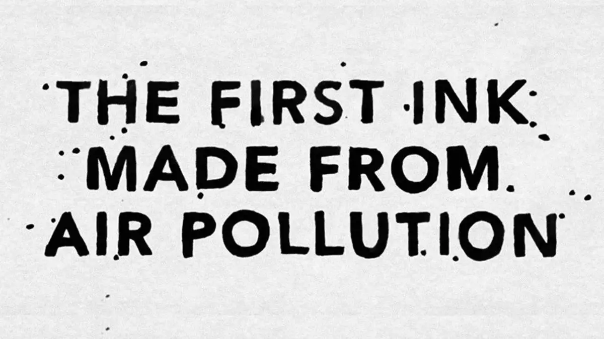 대기 오염을 잉크로 바꾸기