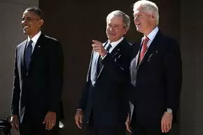 Obama, Bush, Clinton