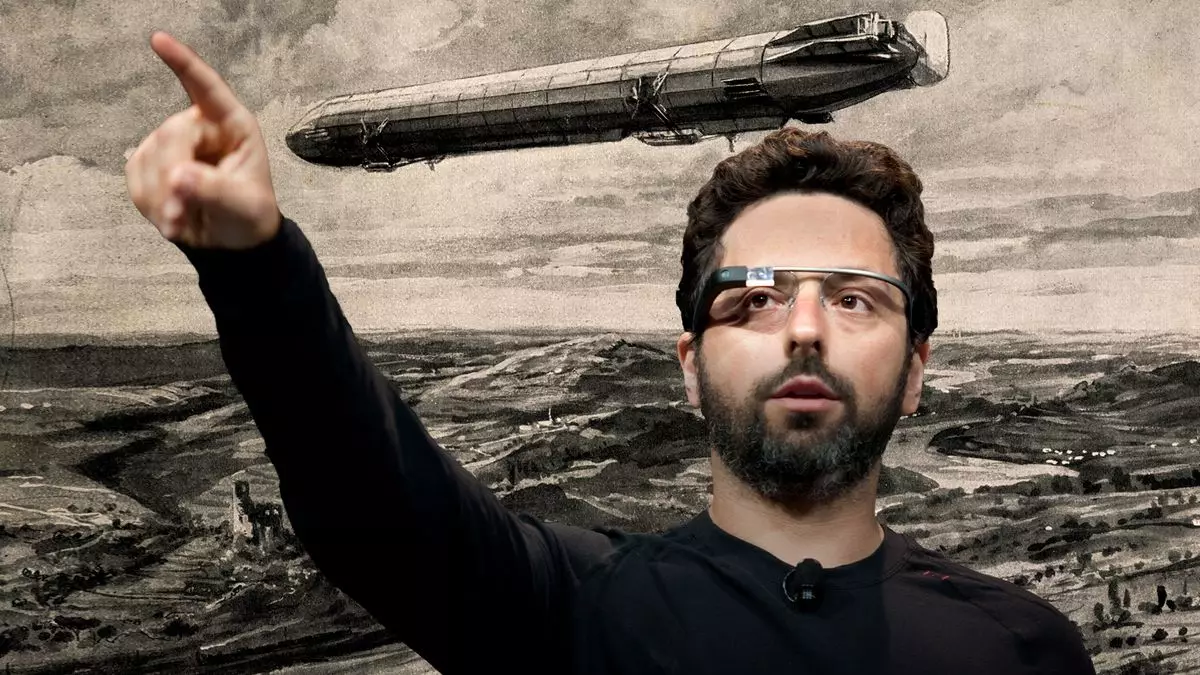 Ali bi lahko Googlov Sergey Brin pomagal pospešiti prihajajočo revolucijo zračnih ladij?