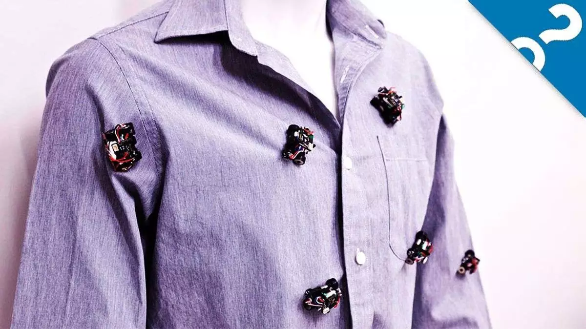 रोवेबल्स: छोटे रोबोट जो पूरे दिन आपके कपड़ों पर लुढ़कते हैं