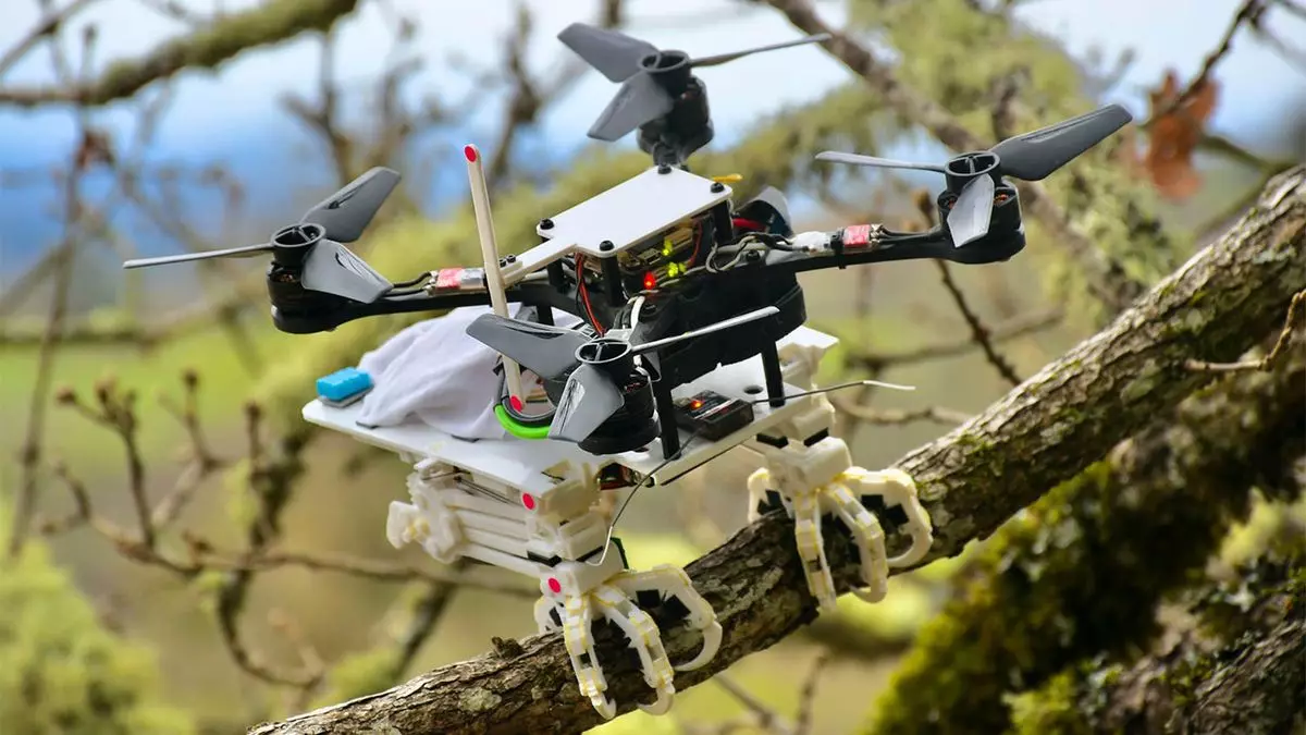 Роботизираните дронове вече могат да летят, спират и кацат точно като птиците
