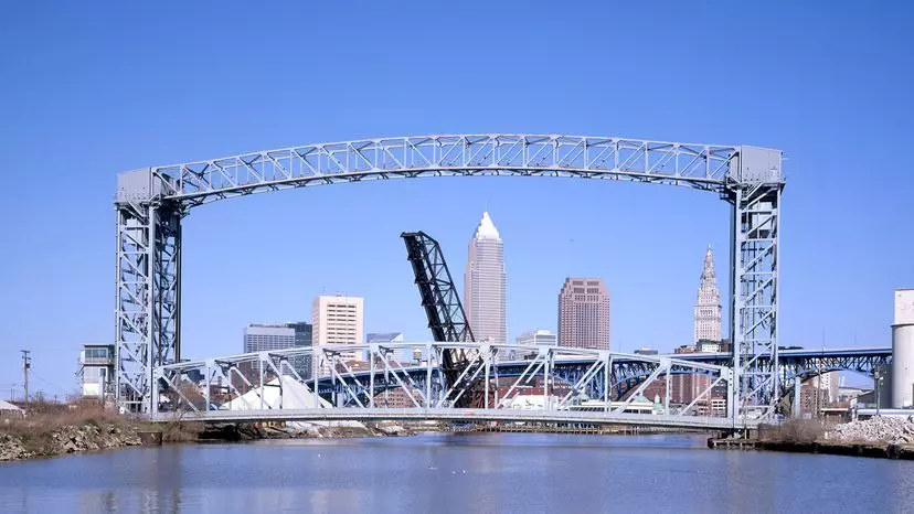 pont d'acer a Cleveland