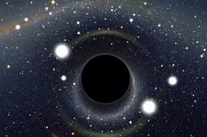 Κάποιοι υποστηρίζουν ότι εάν υπάρχουν μαύρες τρύπες όπως αυτή που απεικονίζεται εδώ, πρέπει να υπάρχουν και λευκές τρύπες που συμπεριφέρονται με τον αντίθετο τρόπο.