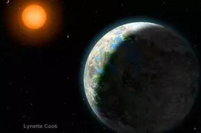 Gliese 581g është plotësisht brenda zonës së banueshme të yllit të tij xhuxh të kuq. A nuk jeni kurioz të shihni se si përputhet me gërmimet tuaja tokësore?