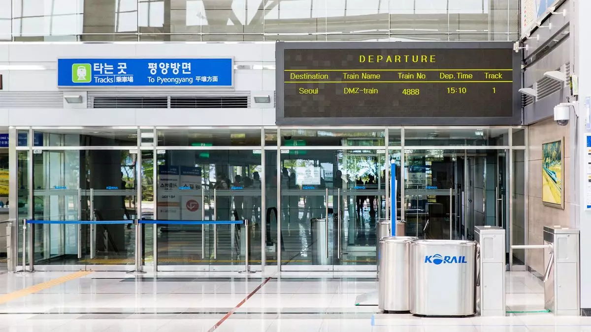 Ο σιδηροδρομικός σταθμός Ghost είναι η συμβολική ελπίδα της επανένωσης της Κορέας
