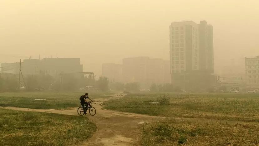 smog z lesných požiarov