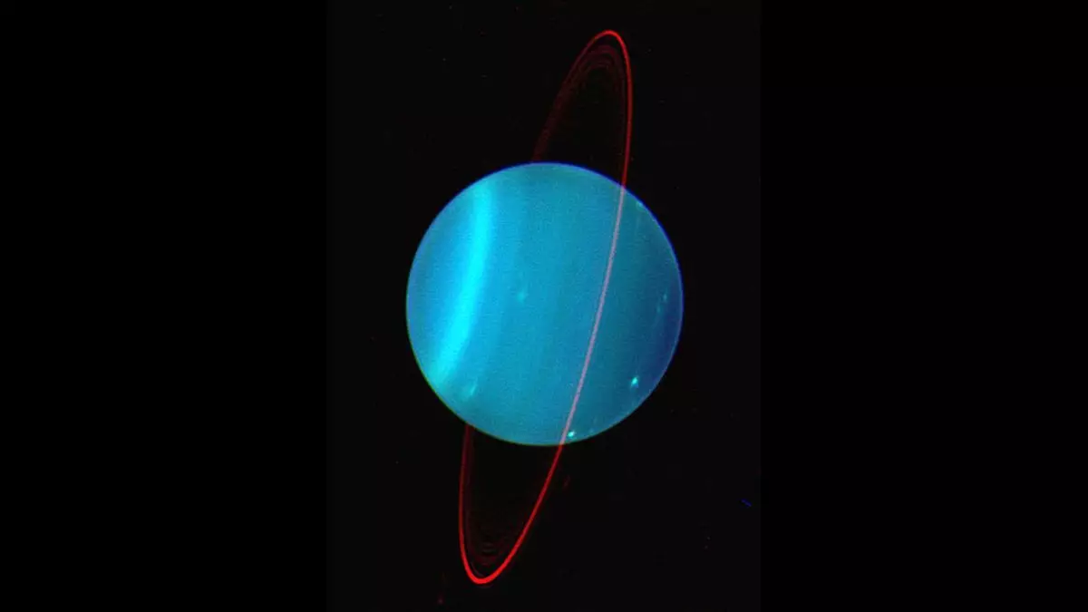 یورینس: ایک بہت ہی جھکے ہوئے محور پر سیارہ