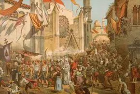 Queres un desfile para ti? Sexa a primeira persoa en dar a volta ao globo. En 1522 celebrouse en España unha celebración póstuma para honrar a fazaña de Fernando de Magallanes.