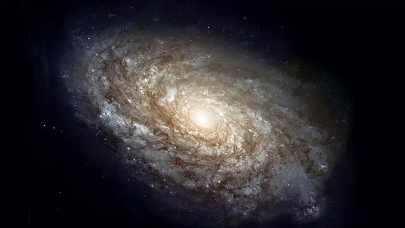 Visão do telescópio Hubble da galáxia