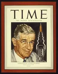 Vannevar Bush på forsiden av 3. april 1944-utgaven av Time Magazine.