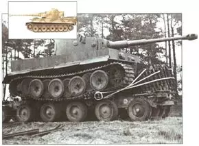 Panzerkampfwagen VI Tiger I byl hlavním východiskem v nacistickém německém tankovém designu.