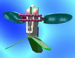 伯克利正在开发的完成的微型机械飞行昆虫的艺术家概念