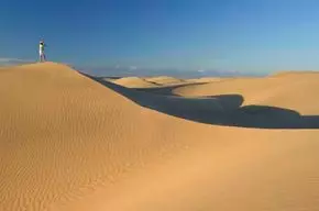 Keby sa táto žena skĺzla po dune, možno by jej to zaspievalo.