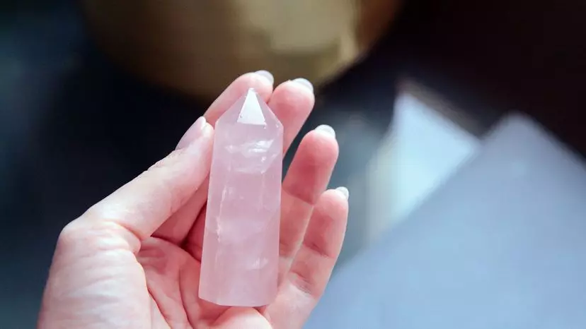 rose kioo cha quartz