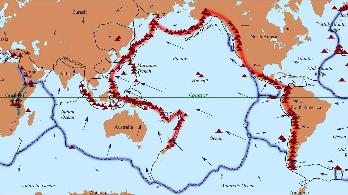 7 faits saillants sur la ceinture de feu du Pacifique