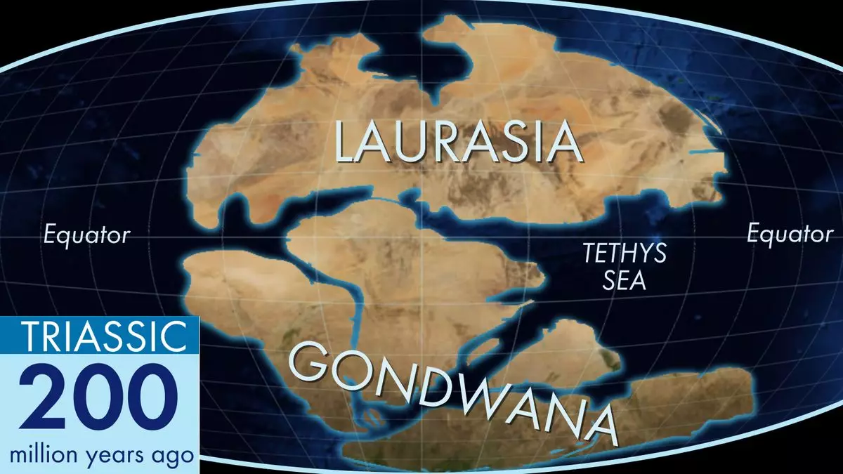 Giunsa ang Karaang Land Blob Gondwana Nahimong Kontinente Karon