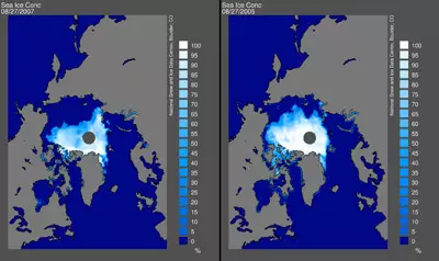 Ngano nga ang yelo sa Arctic natunaw sa 50 ka tuig nga kusog kaayo?